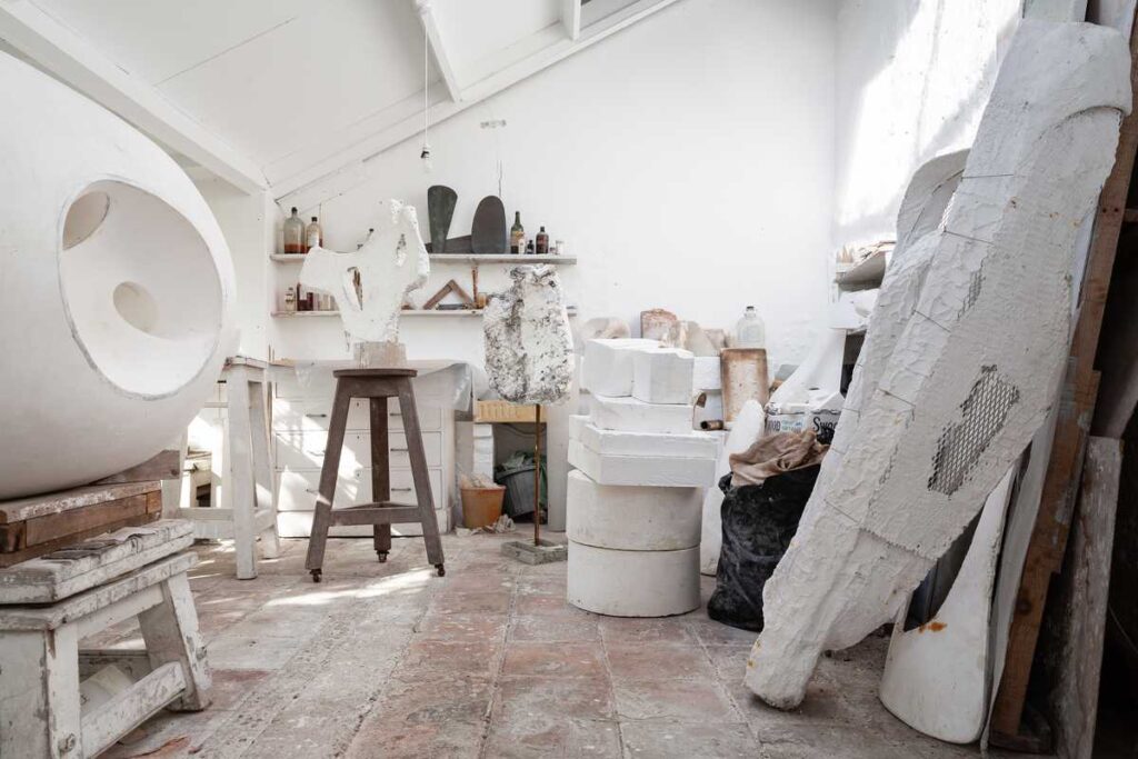 Hepworth Interior View Plaster workshop - Foundation for Spirituality ...